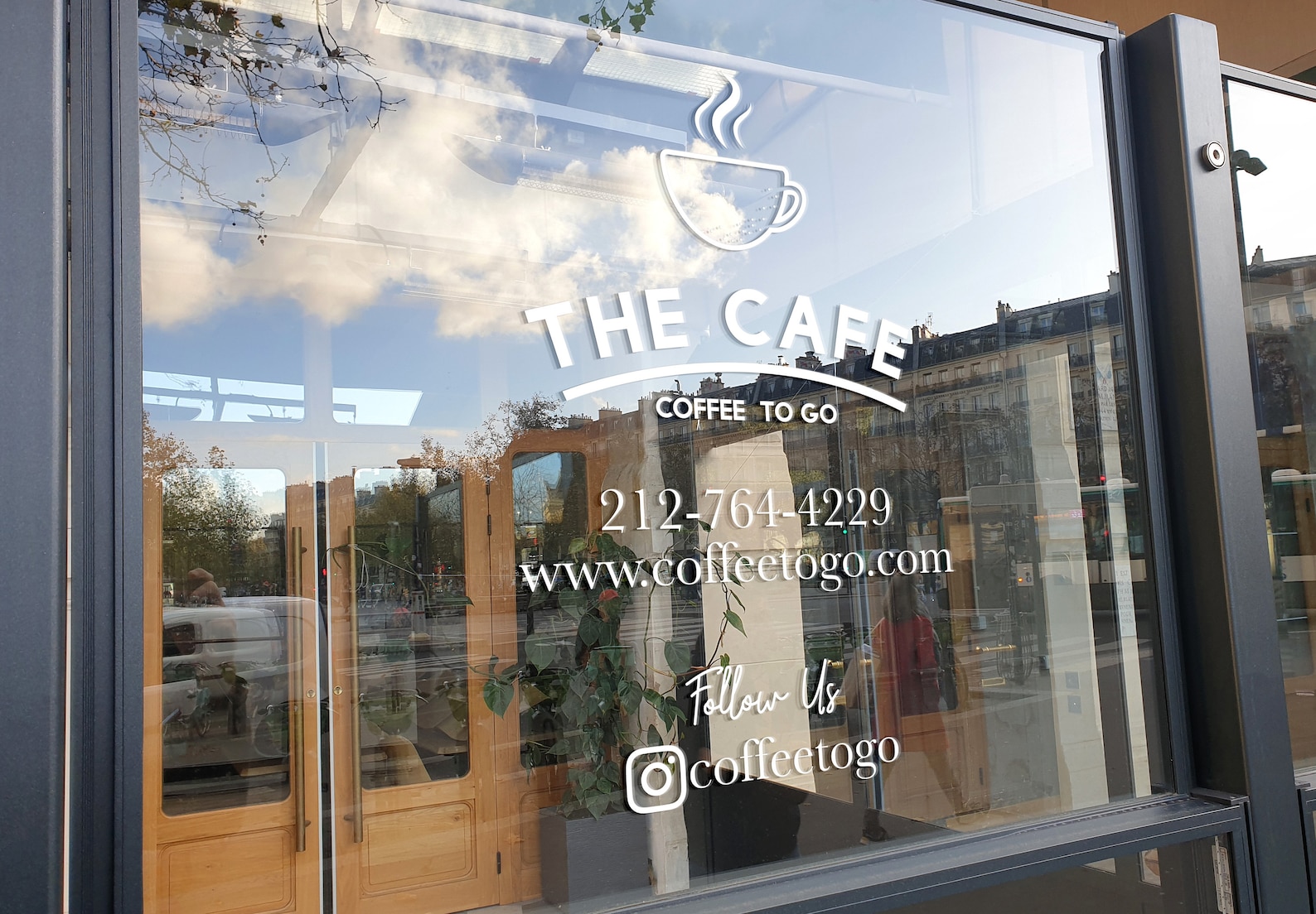 Custom Storefront Logo Vinyl Decal: Shop Window Sticker - Etsy