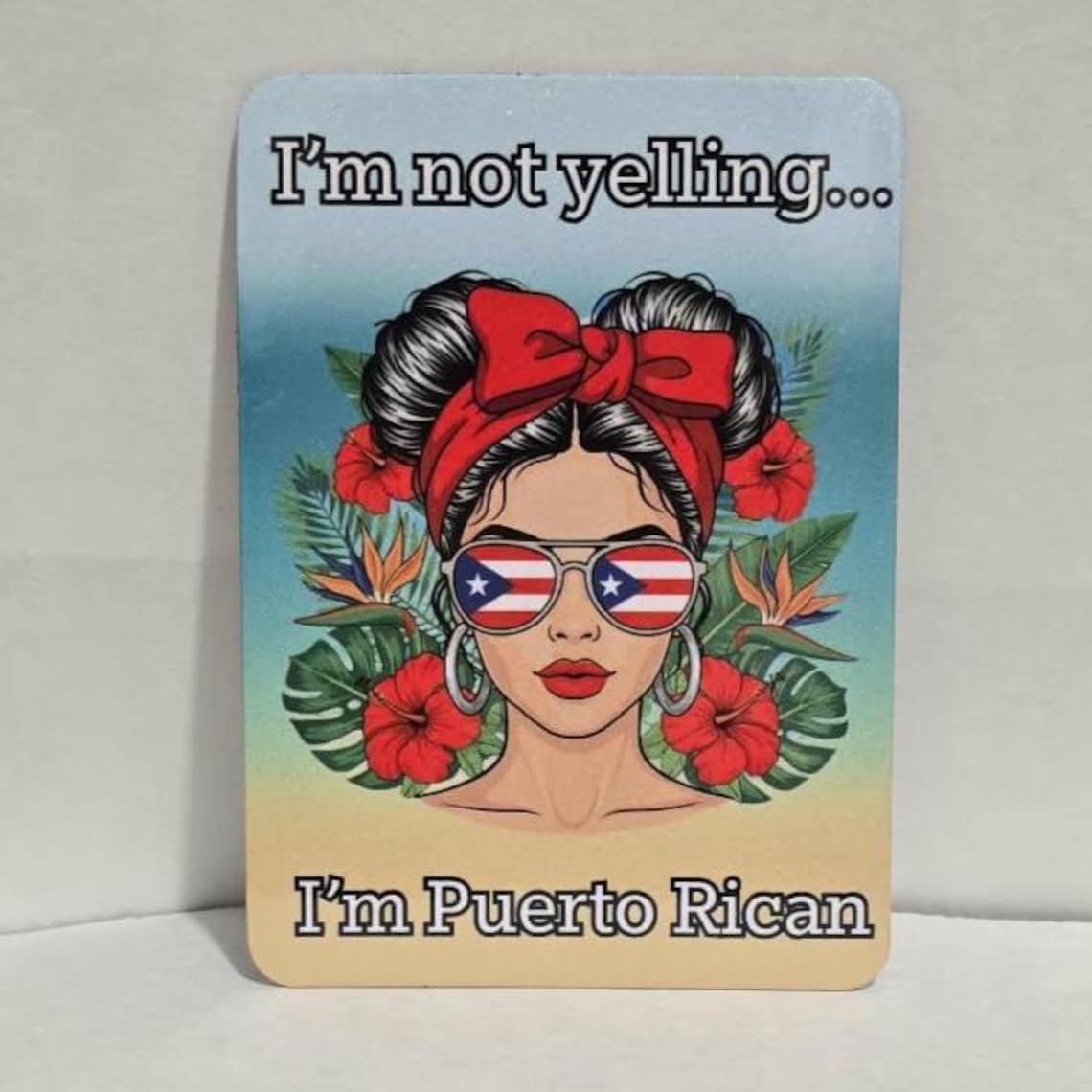 Funny Puerto Rican Magnet | I'm Not Loud Refrigerator Decor - Etsy