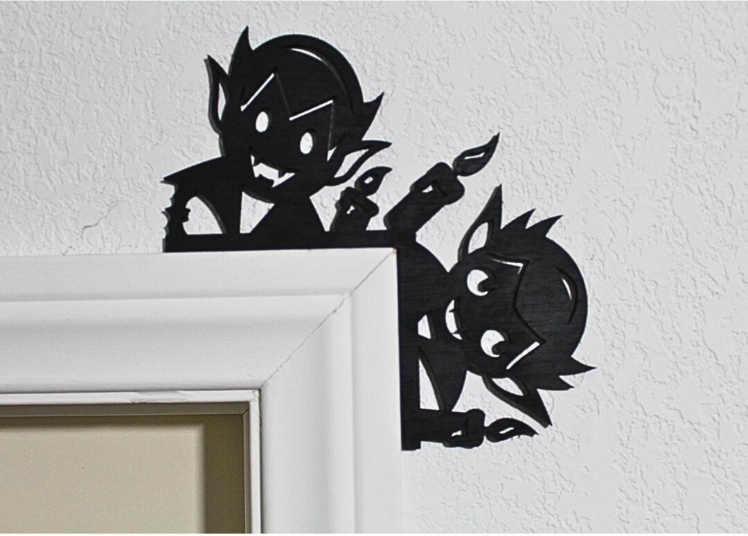 Vampires Halloween Door Corner Decor, Door Topper , Door Frame Decor ...