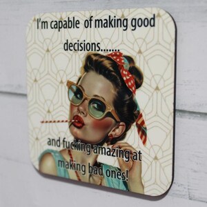 Funny Refrigerator Magnet: Bad Decisions, Adult Humor - Etsy