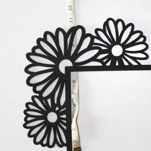 Wood Daisy Flower Door Corner Decor, Door Topper , Door Frame Decor ...