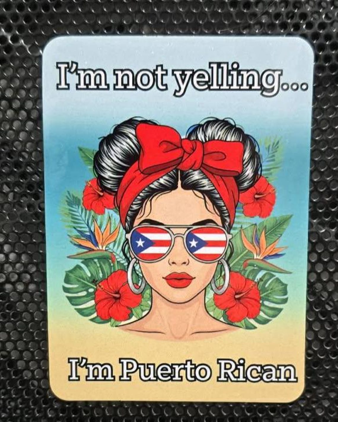 Funny Puerto Rican Magnet | I'm Not Loud Refrigerator Decor - Etsy