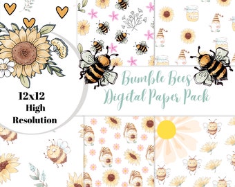 Bumble Bee Papers - Etsy