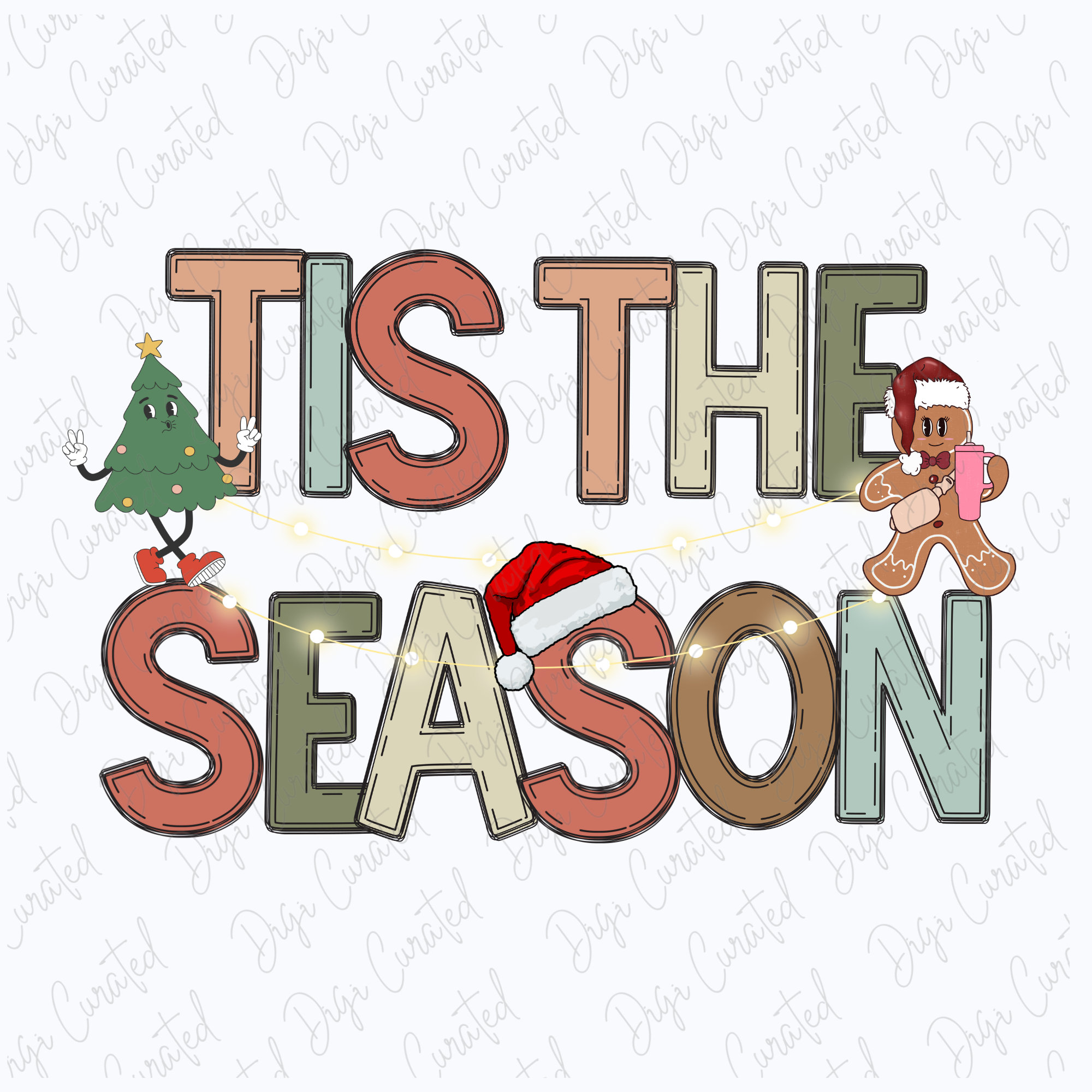 Tis the Season PNG Digital Download, Christmas PNG for Shirt ...