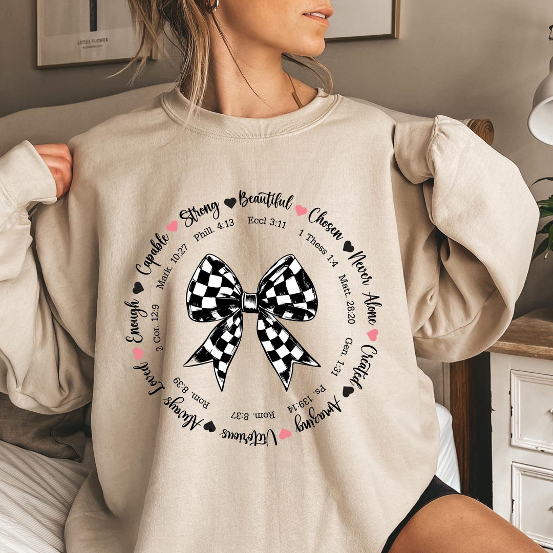 Motivational Checkered Bow PNG, Checker Design, Coquette PNG, Retro Bow ...