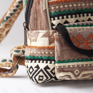 Mini Embriodered Backpack for Women, Small Boho-hippie Backpack Purse ...
