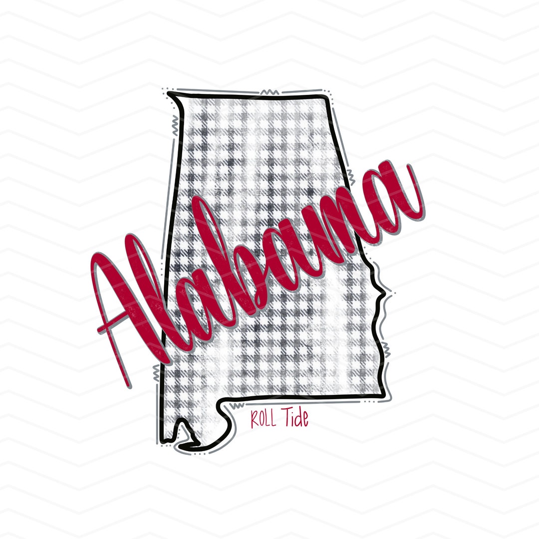 Alabama Distressed Png - Etsy