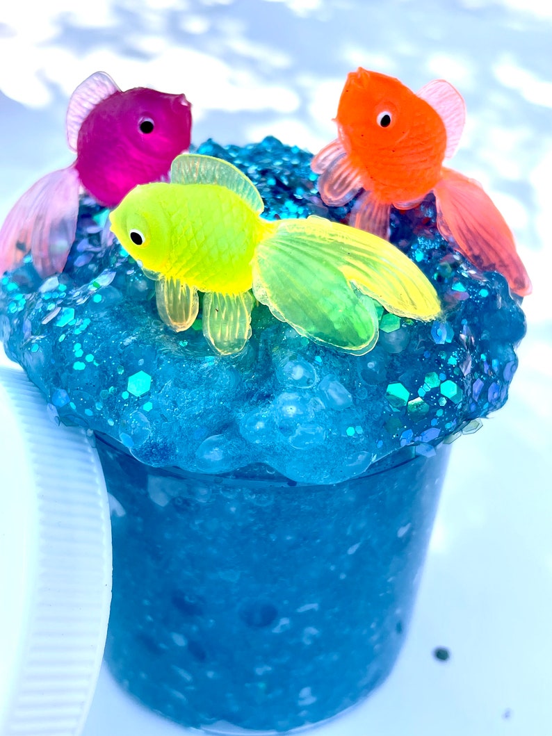 Ocean Fishbowl Slime ~ Unscented Slime ~ Popular Slime ~ Gift Slime ...