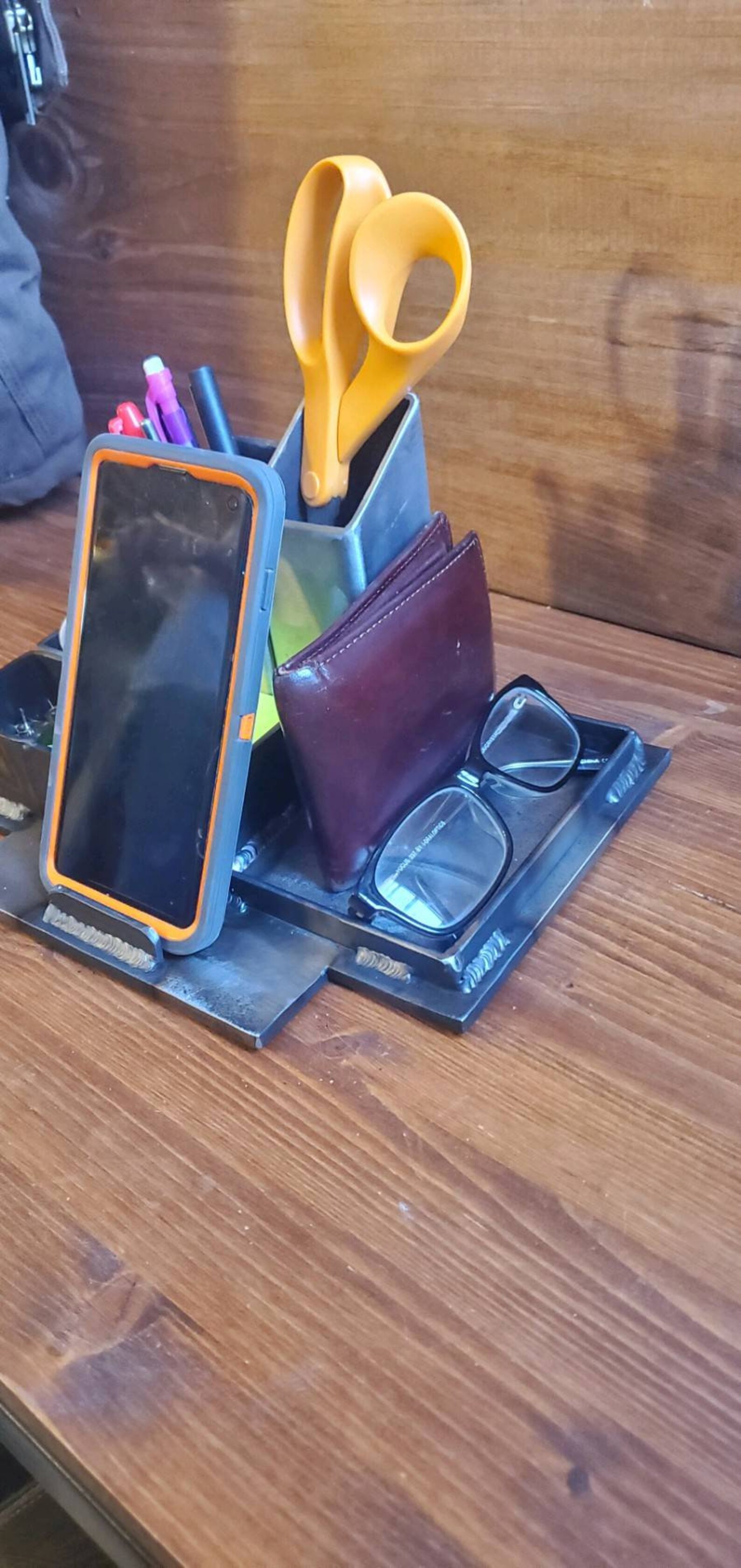 Custom Desk Organizer: Steel Handmade Welded - Etsy