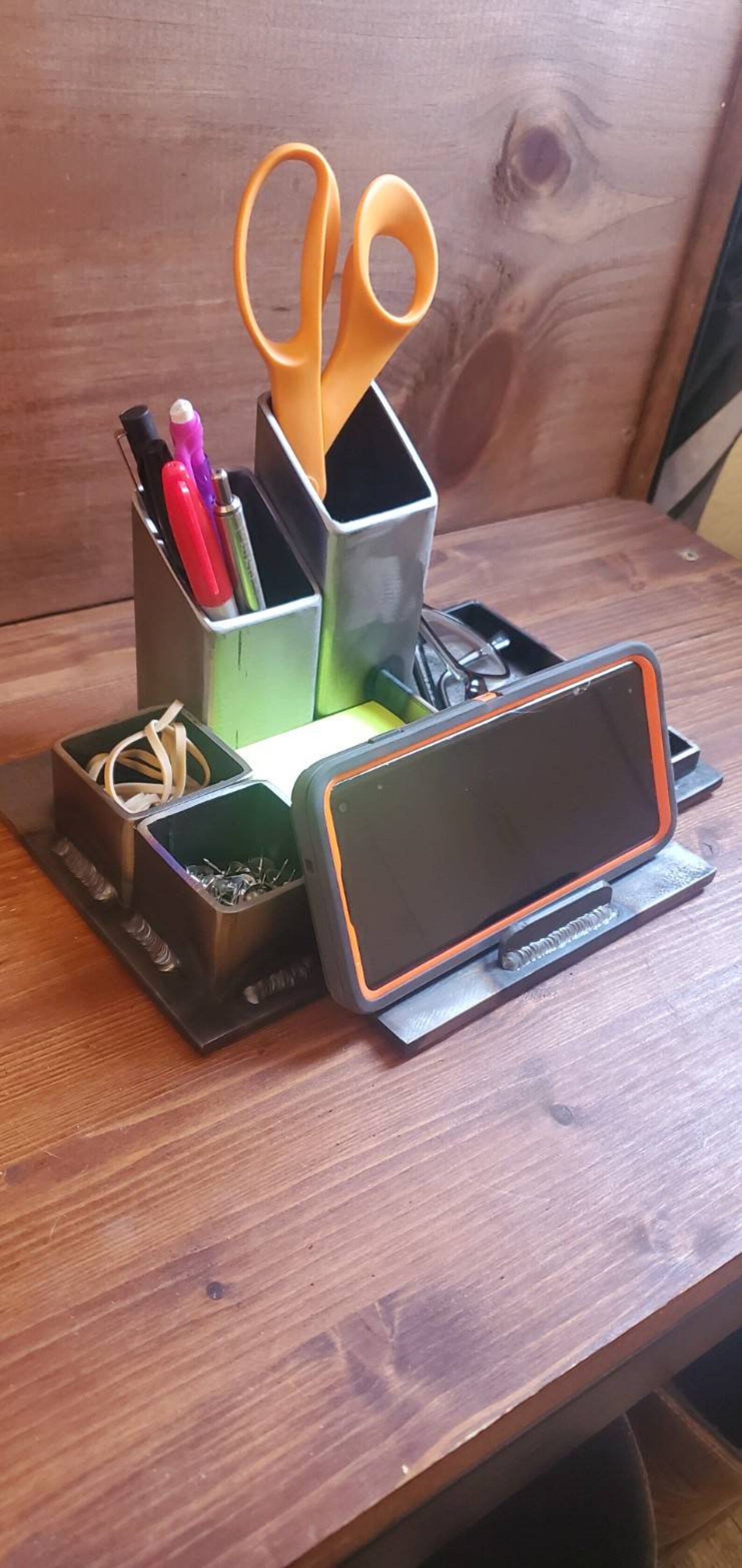Custom Desk Organizer: Steel Handmade Welded - Etsy