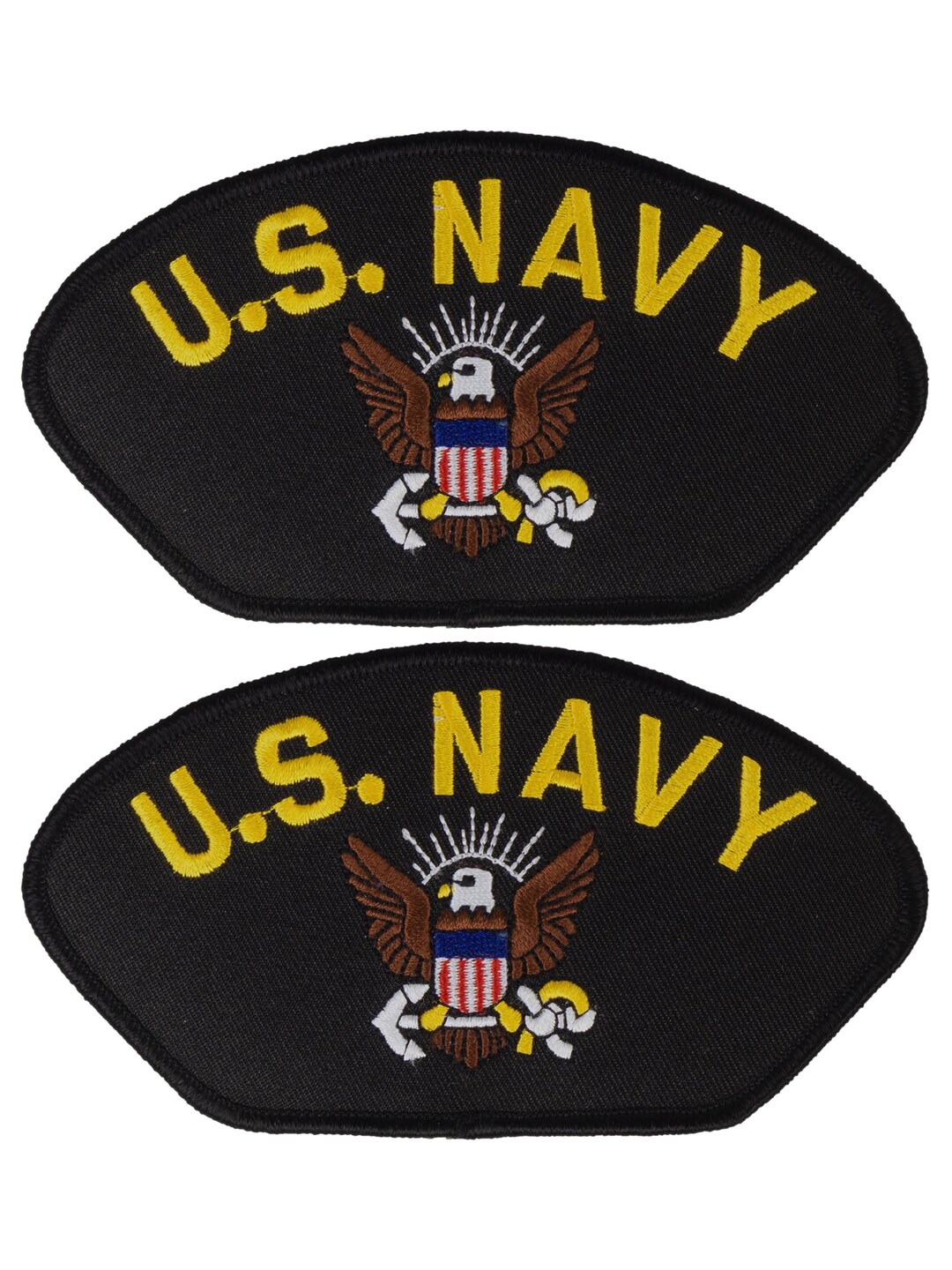 United States Military US Navy Veteran Iron on Patch Only 2 Pieces - Etsy