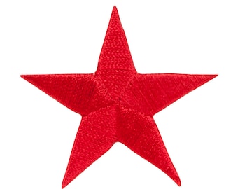 Red Star Embroidered Patch 9cm Dia - Etsy UK