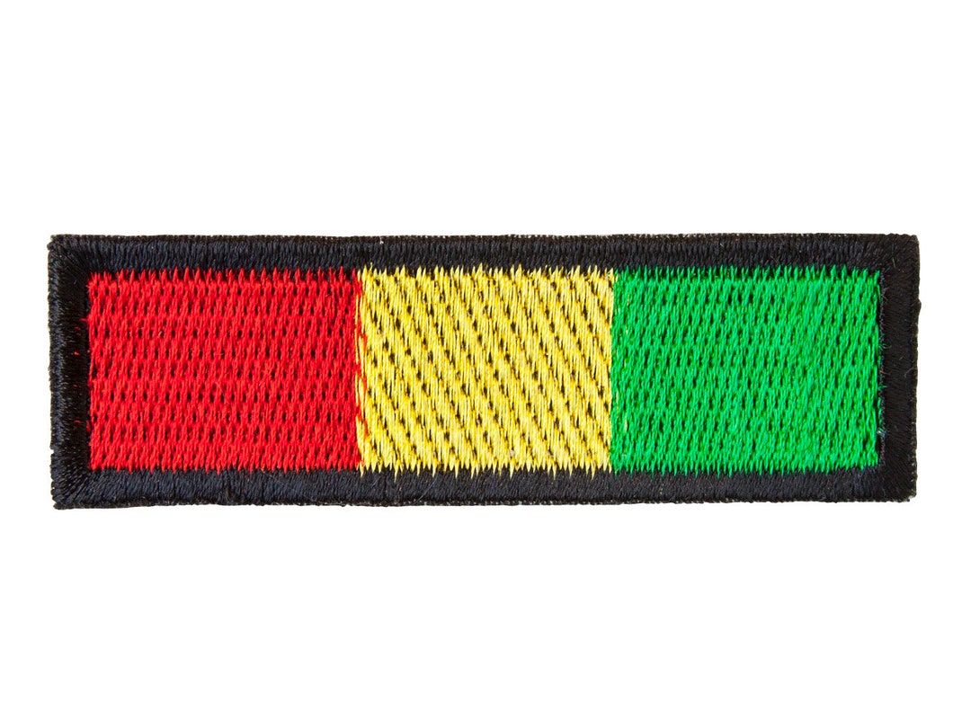 Rasta Stripe Patch - Etsy
