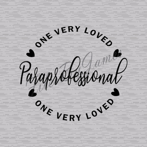 Paraprofessional Valentine Svg - Etsy
