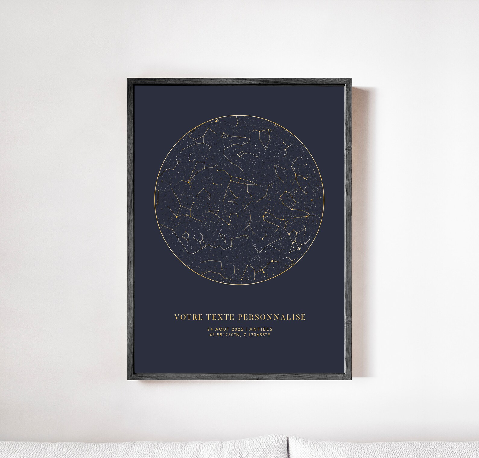 Personalized Star Map in PDF Format, Starry Sky Map, Personalized ...