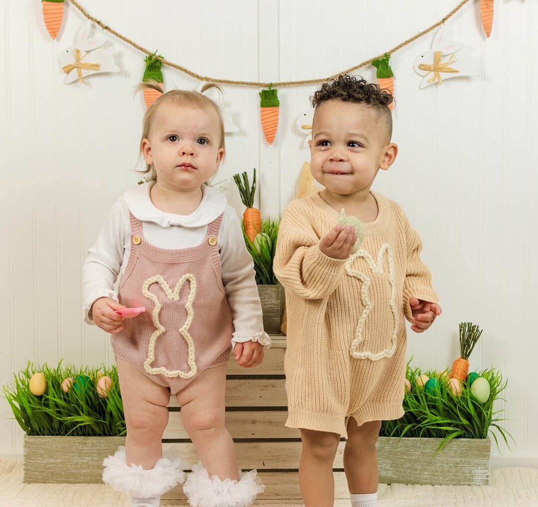 Easter Outfit | Easter Sweater | Easter Sweater Romper | Easter Egg ...