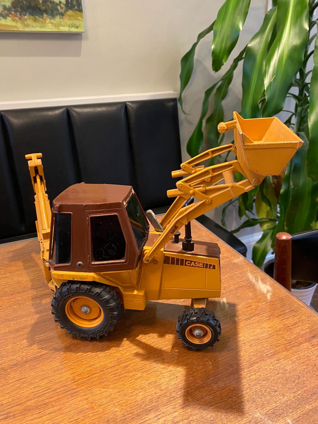 Working Vintage ERTL 1:16 Scale Case 580E Diecast Toy King Loader ...