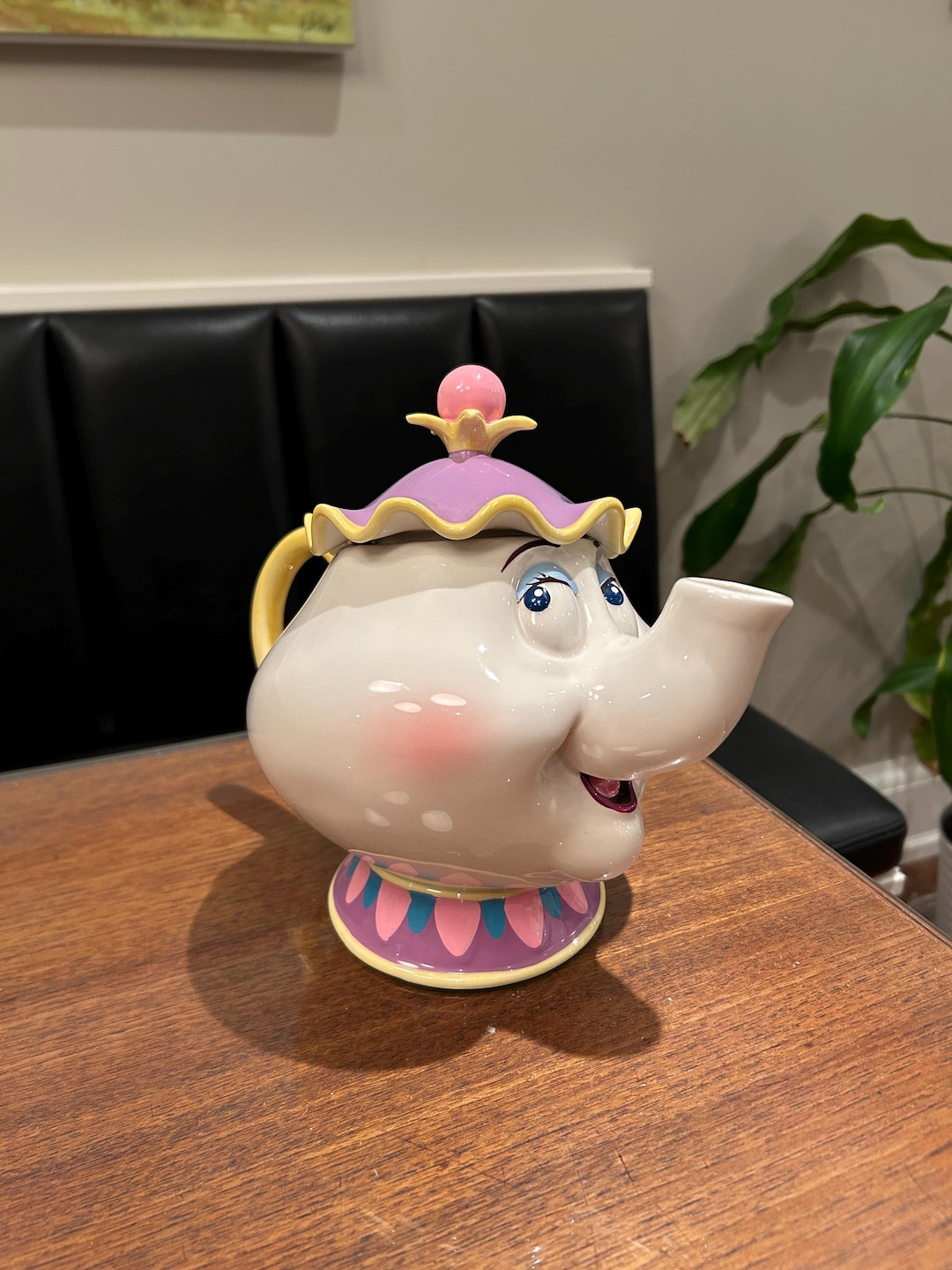 Schmid Disney Beauty and the Beast Mrs Potts Ceramic Teapot With Music ...