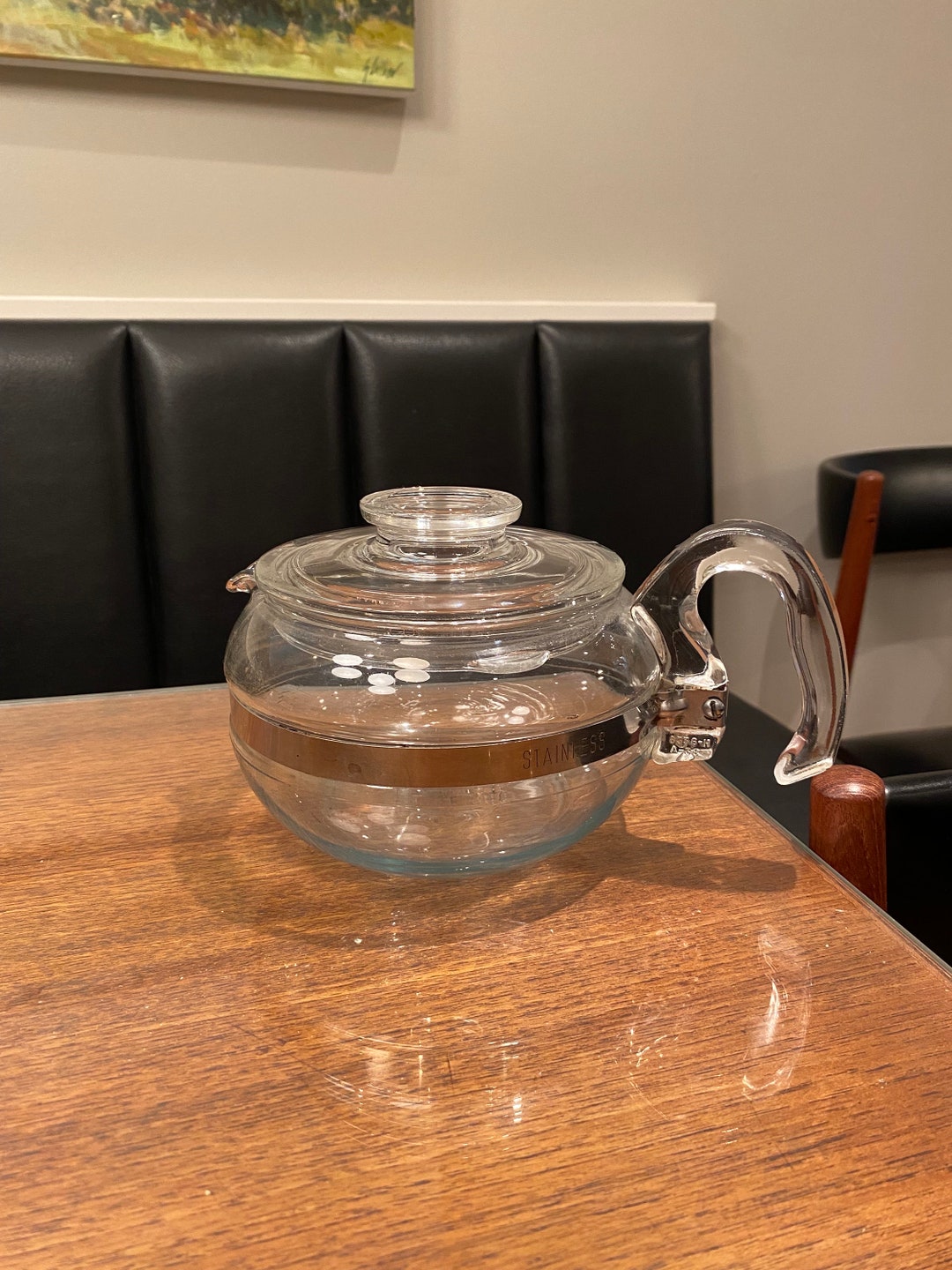 Vintage Pyrex Flameware 8446B 6 Cup Glass Coffee Tea Pot / Vintage ...