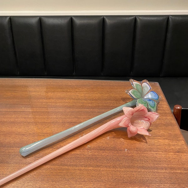 Murano Glass Flowers - Etsy