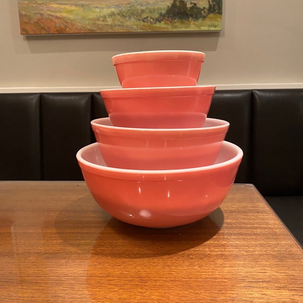 Pink Pyrex Bowls - Etsy