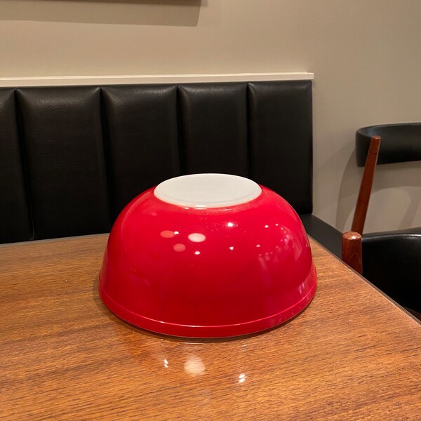 Red Pyrex Bowl - Etsy