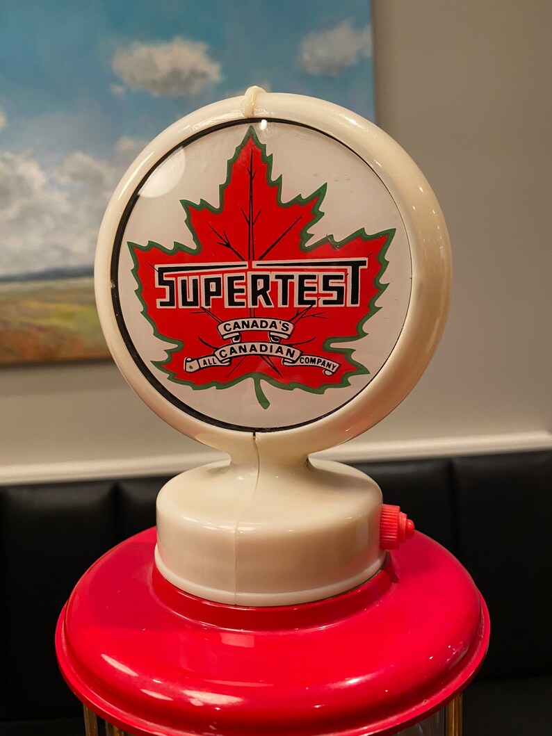 Vintage Supertest circa 1920s Replica Gas Pump Liquor - Etsy