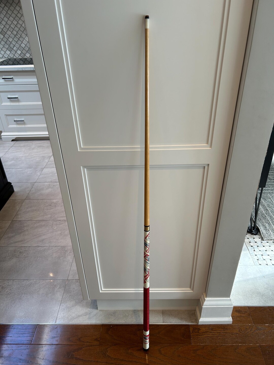 Vintage 20 1/2 Oz Budweiser Two Piece Pool Cue Stick / Vintage 20 1/2 ...