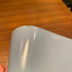 Vintage Pyrex Delphite 501 and 502 Blue Canada Made Refrigerator Dishes ...