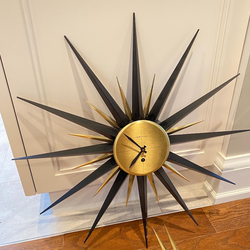 Starburst Clock - Etsy