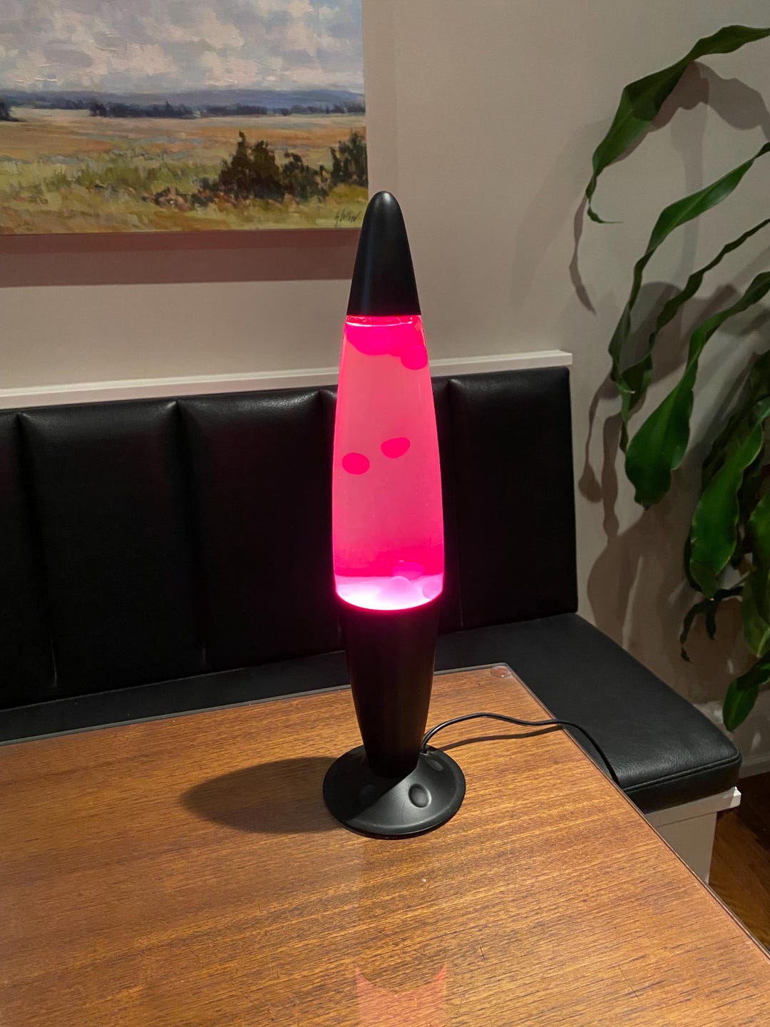 Vintage Red Lava Rocket Lamp / Vintage Red Liquid Lava Lamp / Vintage ...