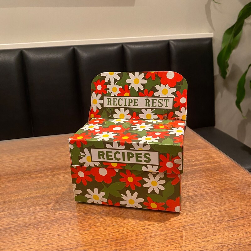 Vintage Recipe Box - Etsy