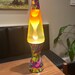 Rare Custom Made 27” Grande Halloween Lava Lamp Bright Orange Lava in ...