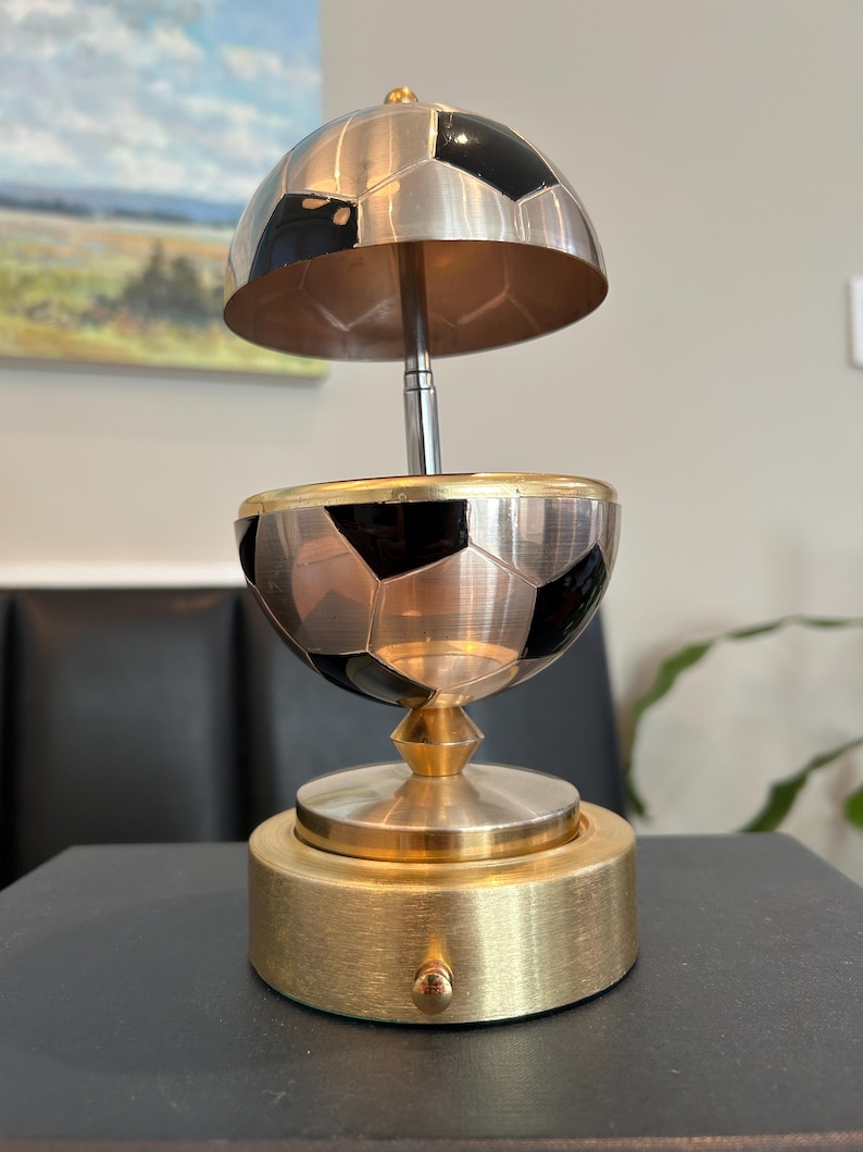 Vintage Soccer Ball Cigarette Dispenser / Vintage Football Cigarette ...