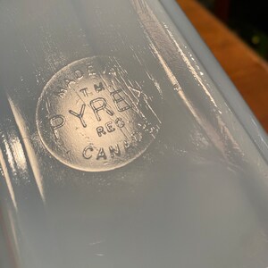 Vintage Pyrex Delphite 501 and 502 Blue Canada Made Refrigerator Dishes ...