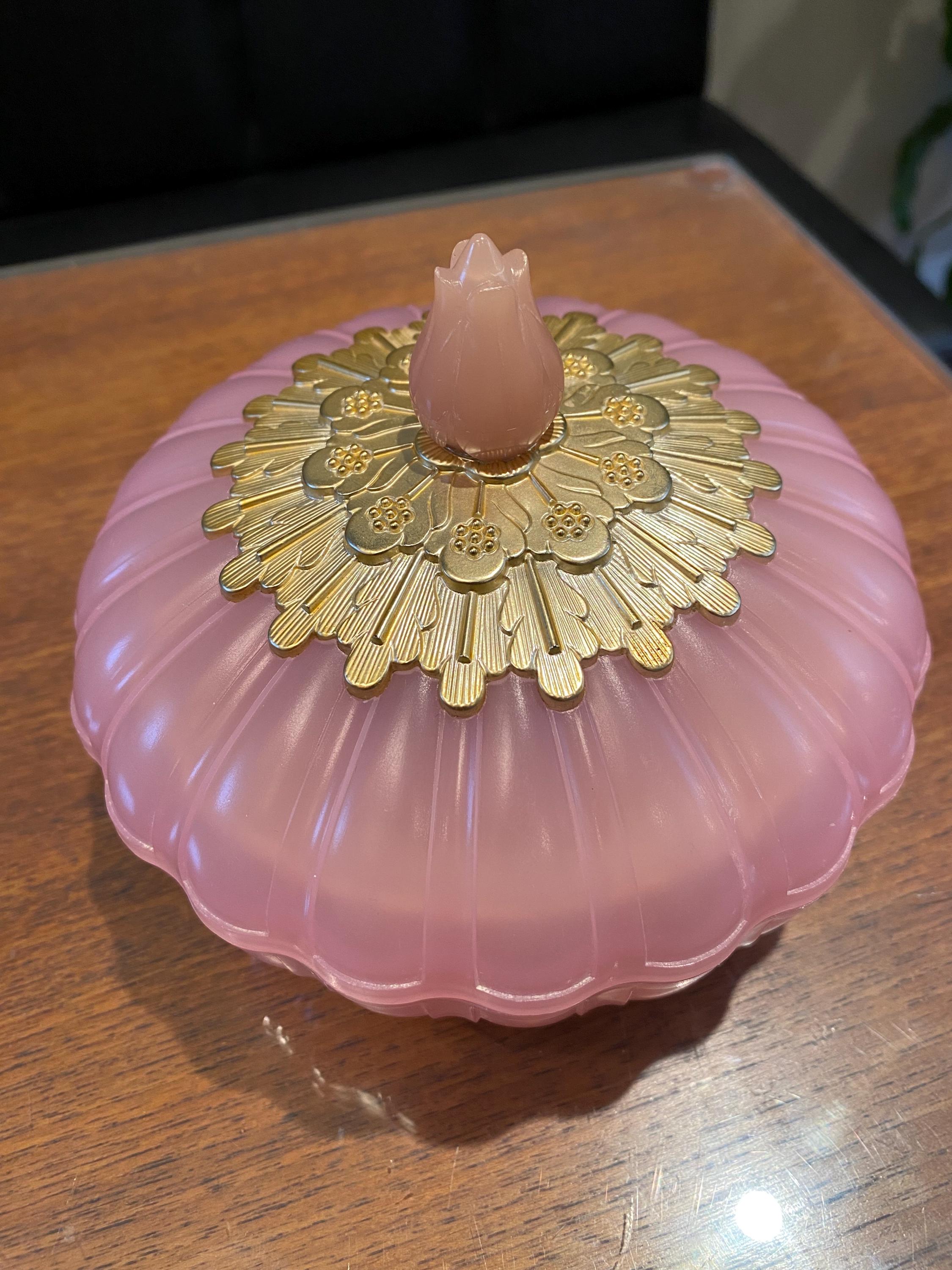 Vintage Complete 1960s Avon Beauty 6 Dust Bowl Container Pink Plastic ...
