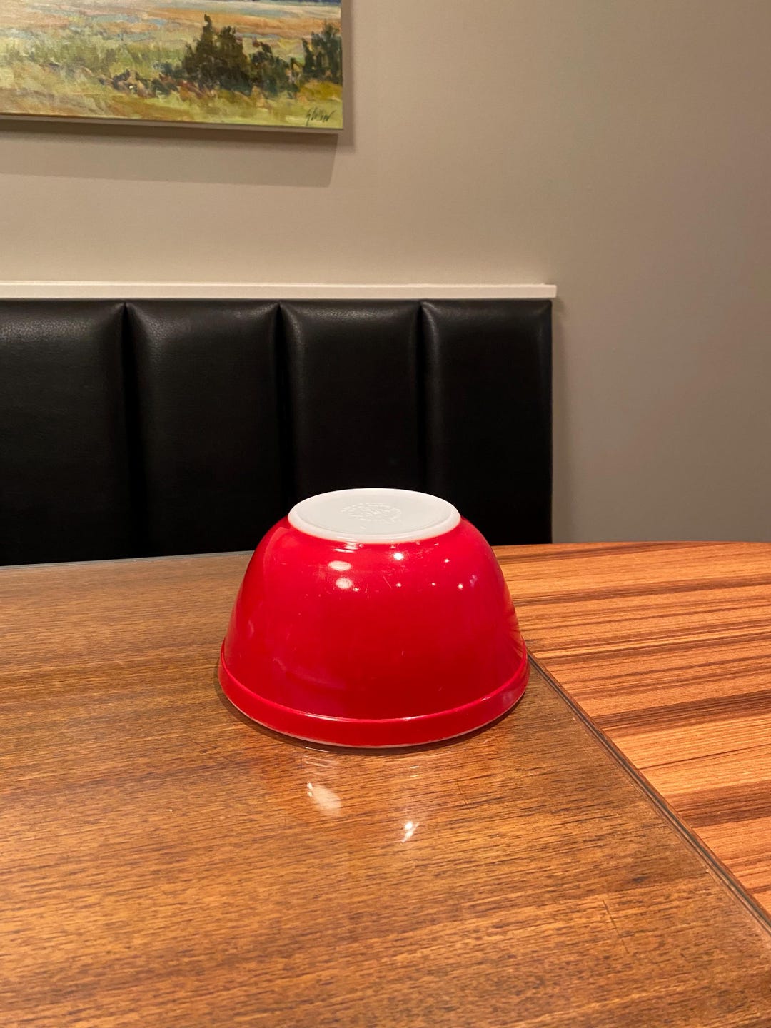 Vintage Red 402 Pyrex Nesting Bowl / Vintage Red 402 Pyrex Bowl / Red ...