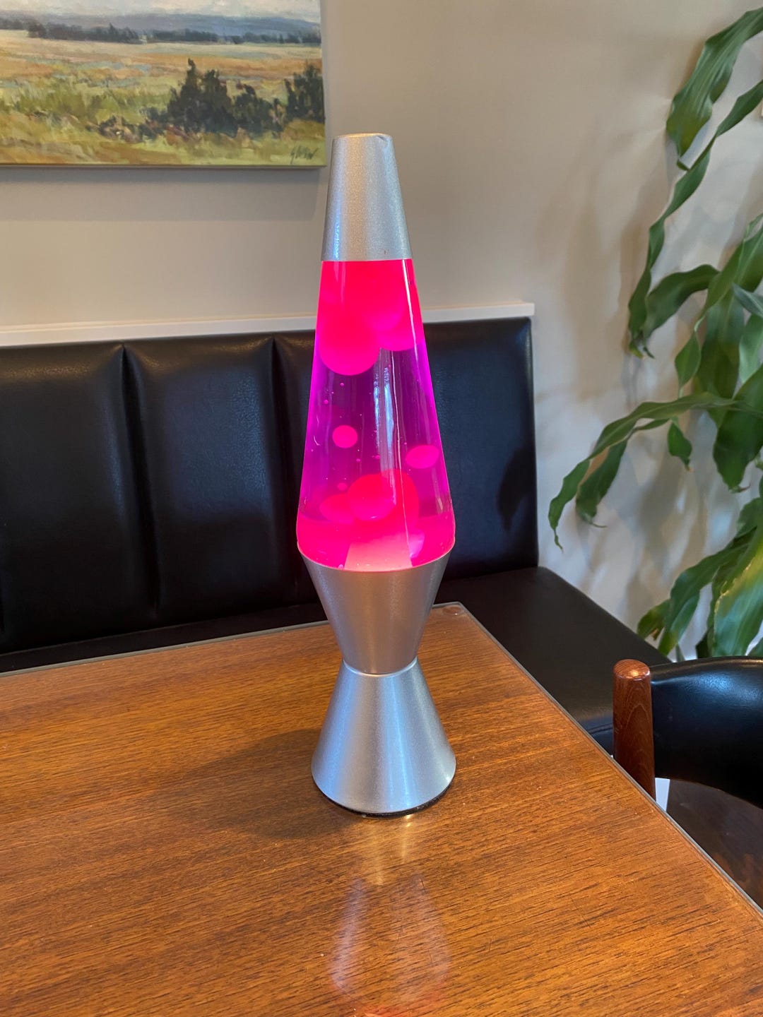 Lava the Original Lamp Silver and Pink 14” / Pink Lava Lamp / Pink ...