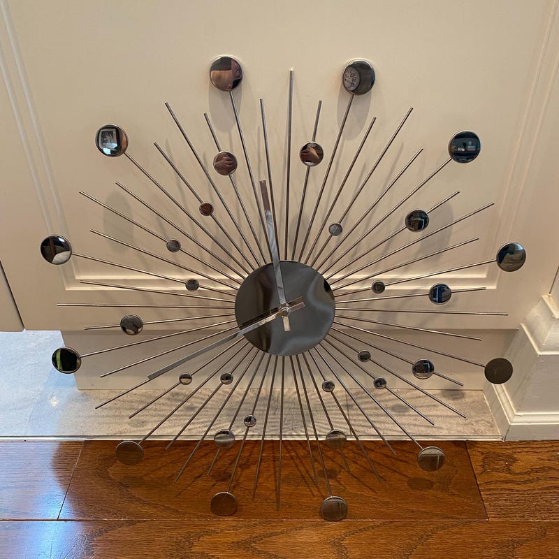 Starburst Clock - Etsy
