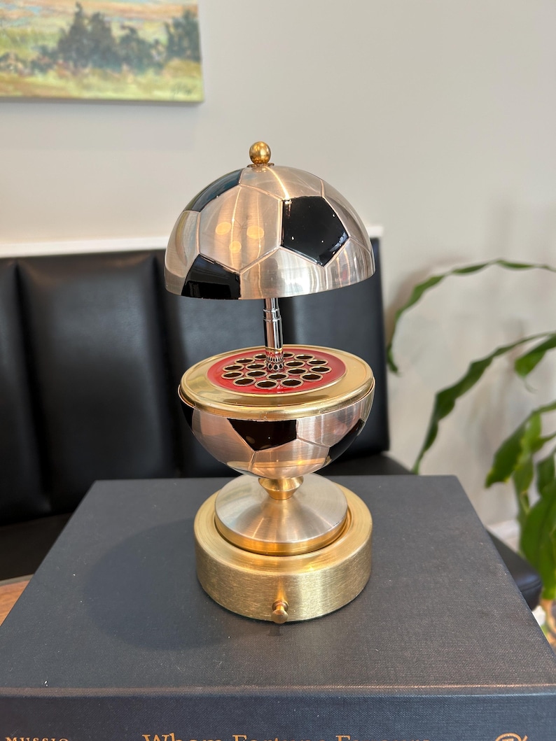 Vintage Soccer Ball Cigarette Dispenser / Vintage Football Cigarette ...