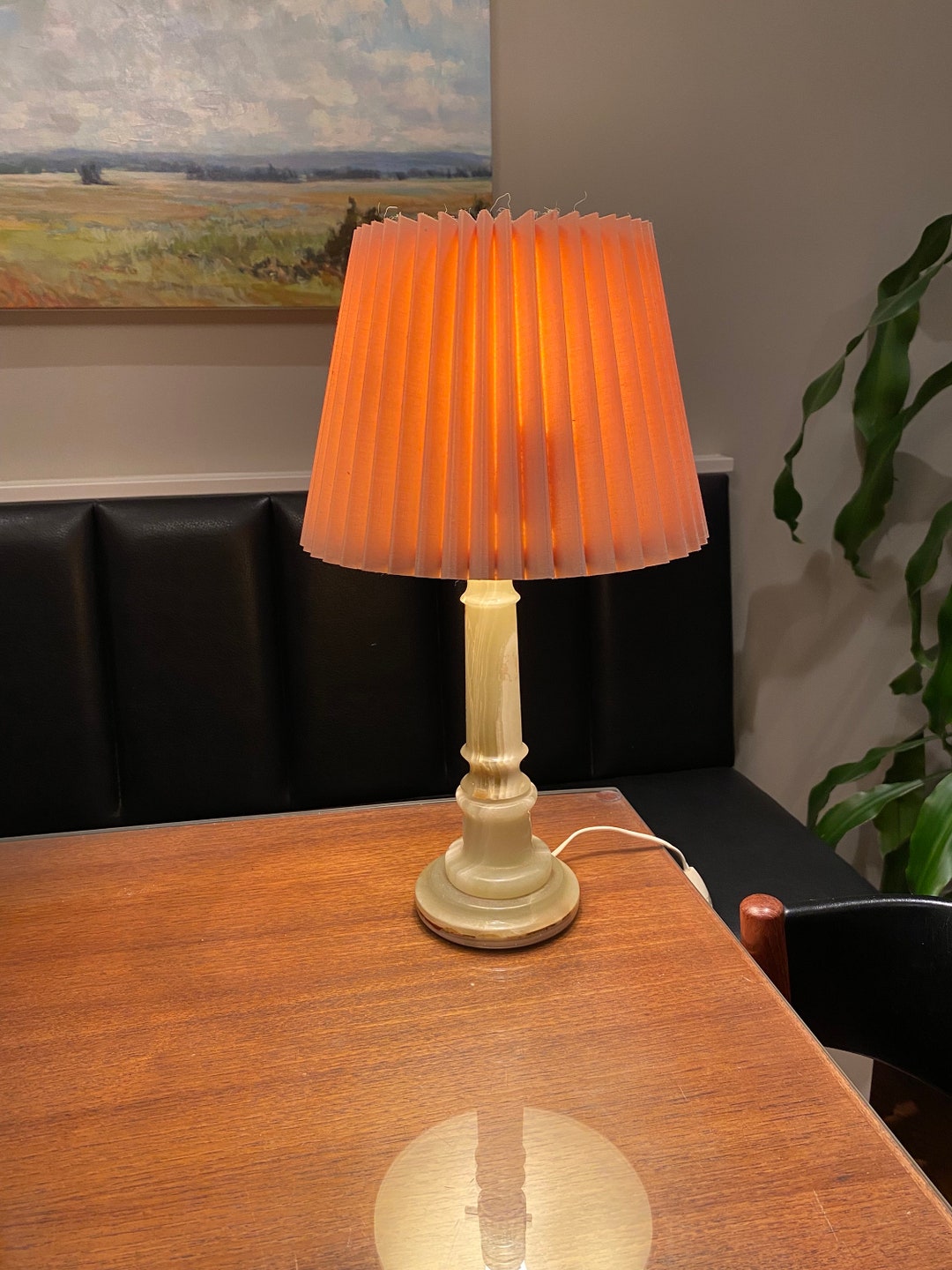 Vintage Italian Marble Table Lamp 16” / Vintage Jim Tirrenia Italy ...