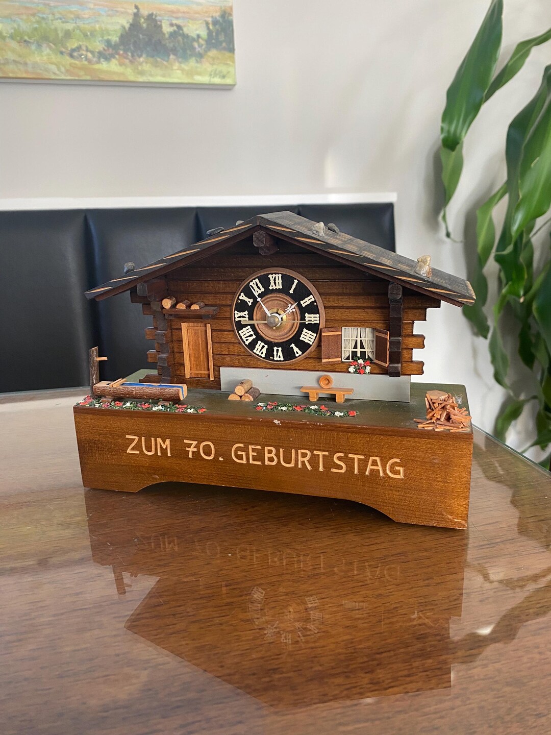 Vintage German Clock / Vintage Germany Nativity Clock / Vintage German ...