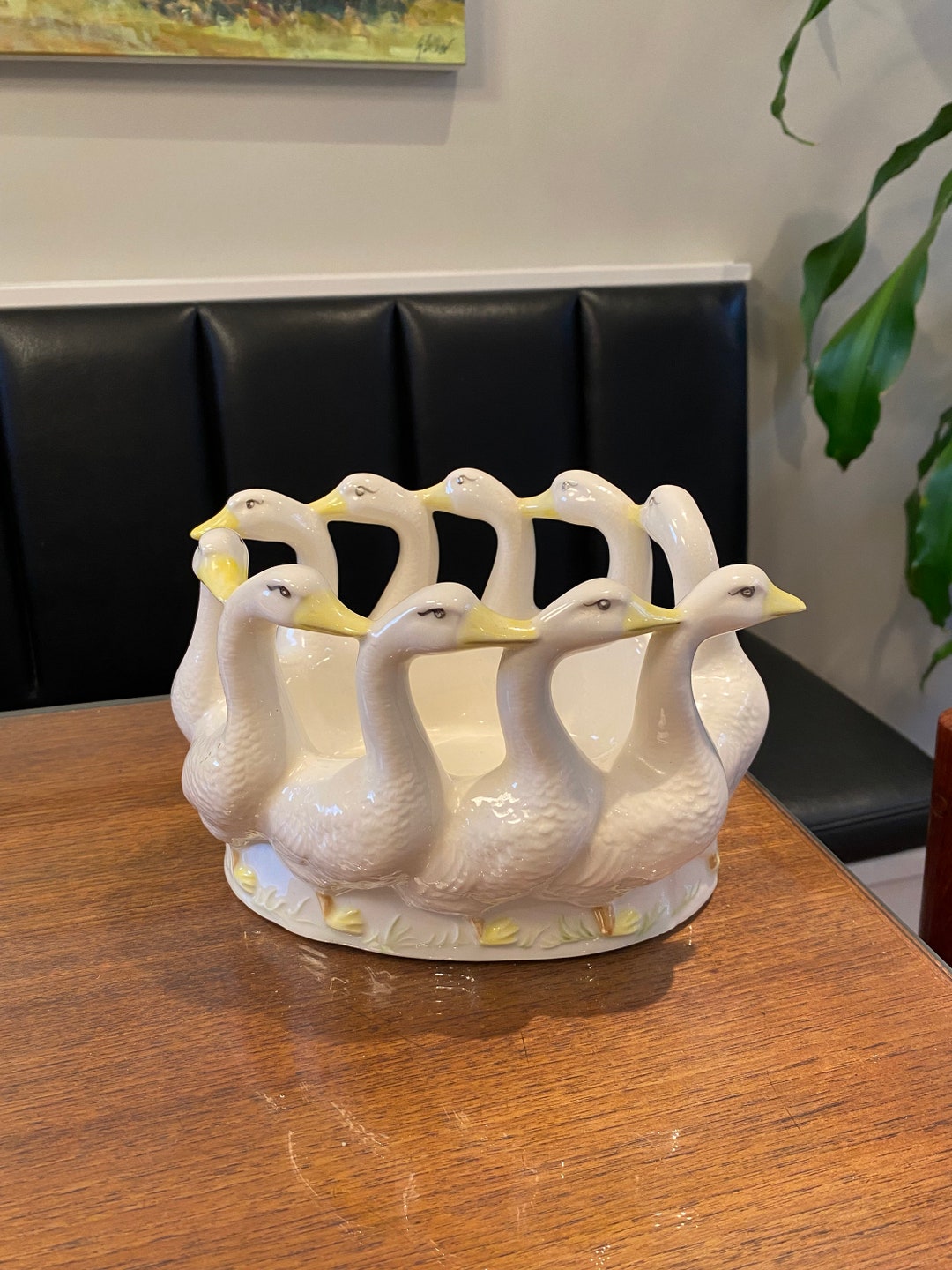 Vintage Gaggle of Geese Centrepiece Bowl Holland Farmhouse Cottage ...