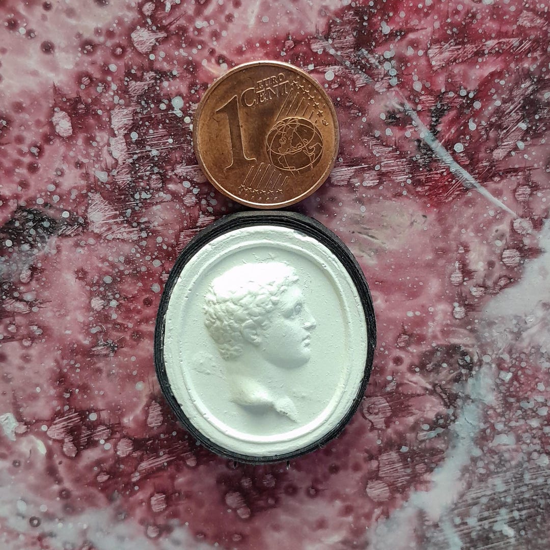 P180 Young Hercules Gem Cameo Plaster Cast Intaglio Impression From the ...