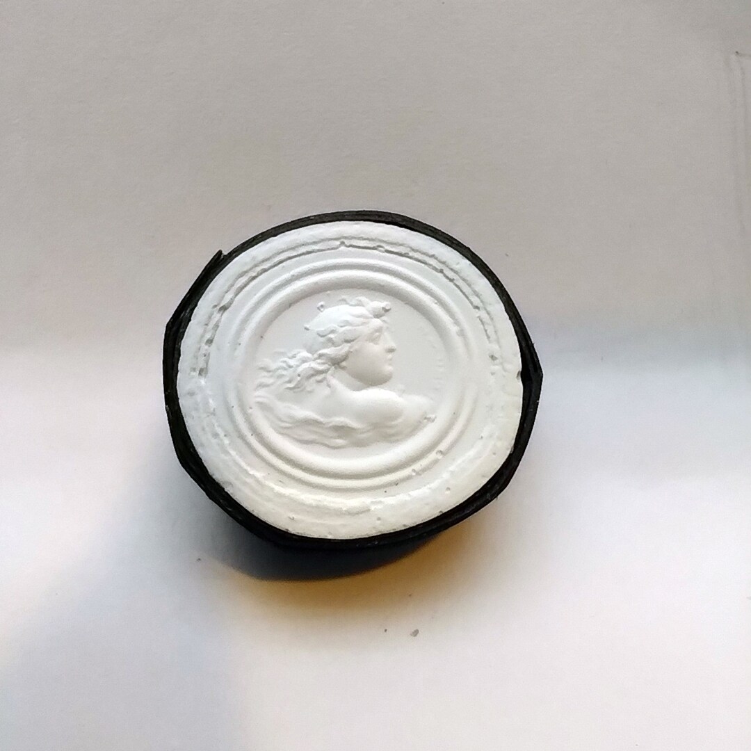 P322 Selene Cameo Plaster Cast Intaglio Impression From a - Etsy