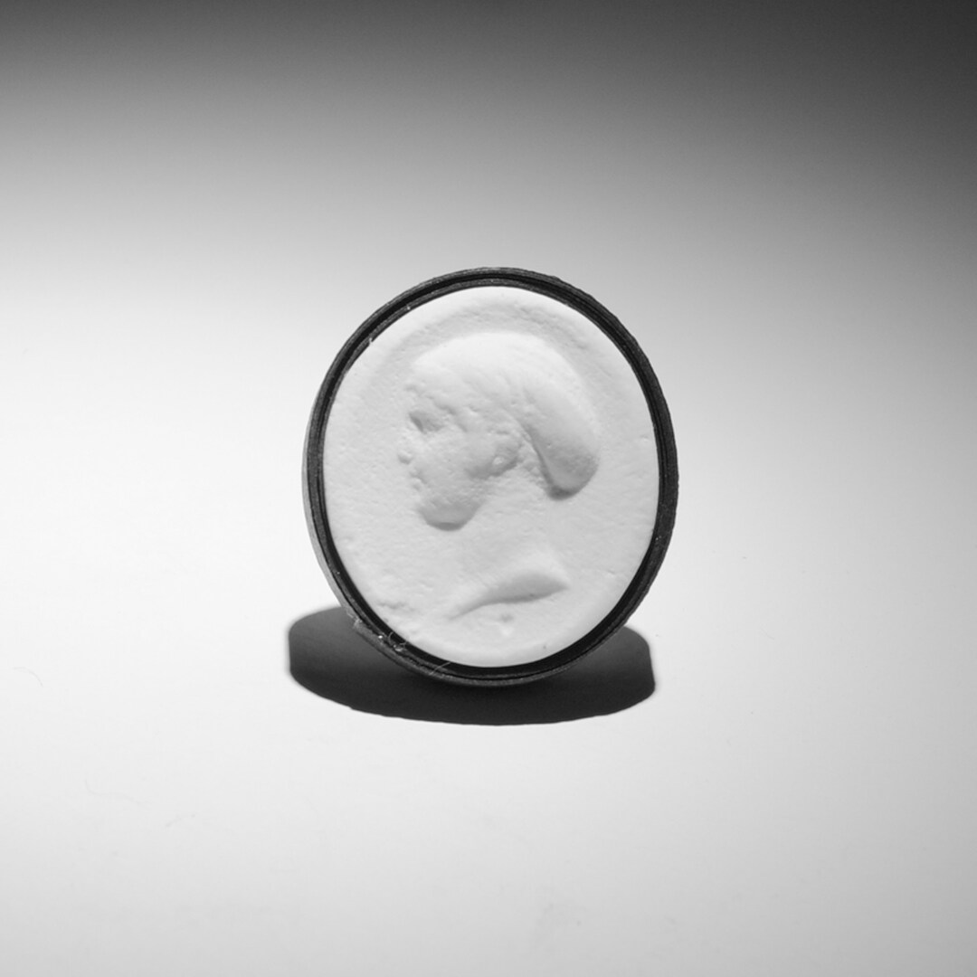 P78, Portrait of a Woman, Intaglio, Cameo, Plaster Cast, Molding From ...