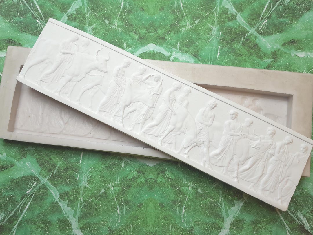 Silicone Mold Intaglio Gem Cameo Casting Mold Parthenon Frieze ...