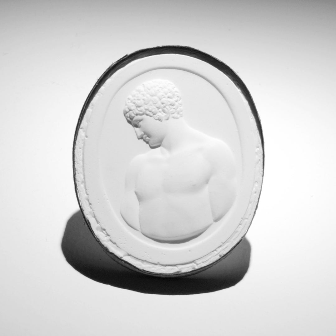 P109, Adonis, Cameo, Plaster Cast, Intaglio, Cast From the Intaglio ...