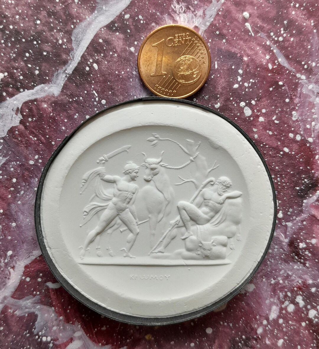 G37, Mercury, Zeus and Argus, T56, Intaglio, Cameo, Plaster Cast, Cast ...