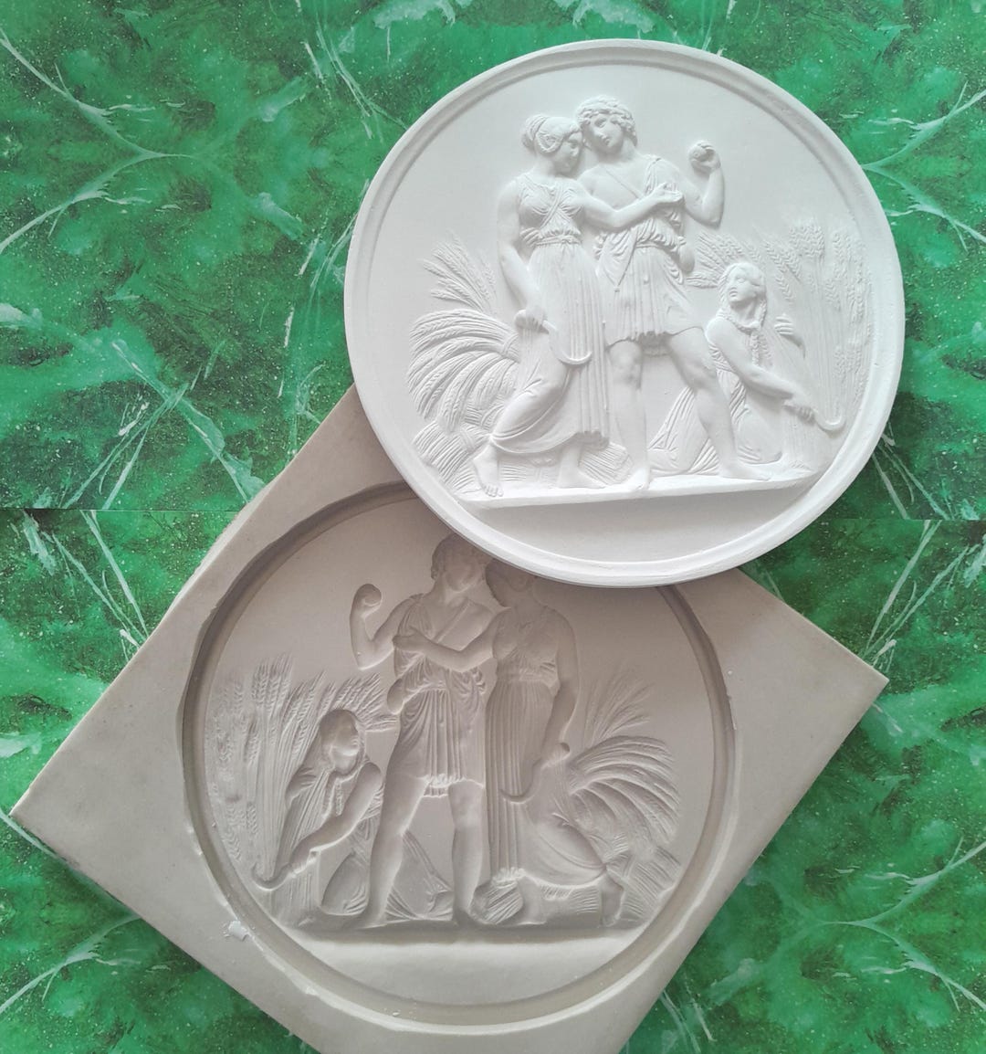 Silicone Mold DIY Plaster Relief the Summer According to Thorwaldsen ...